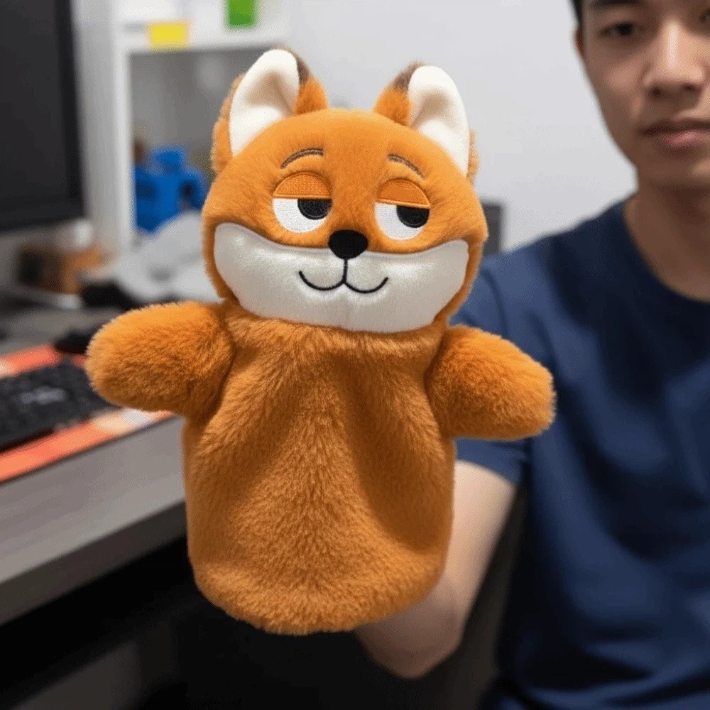 Telling Story Stuffed Nick Judy Hand Puppet Interactive Cartoon Animal ...