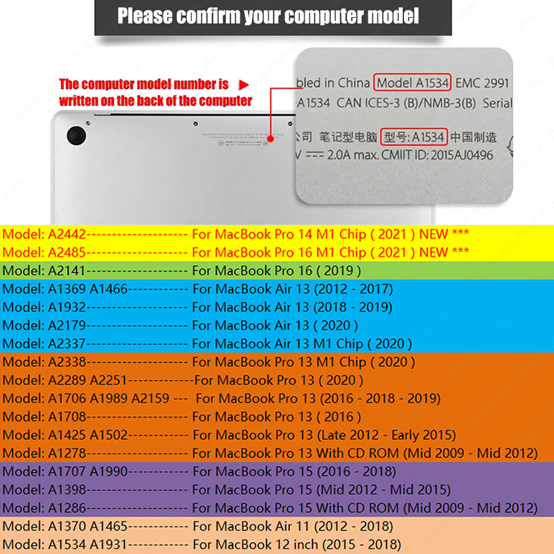 Crystal Lap Case For 2023 Macbook Air 15 M2 Chip A2941 Air Pro Retina ...