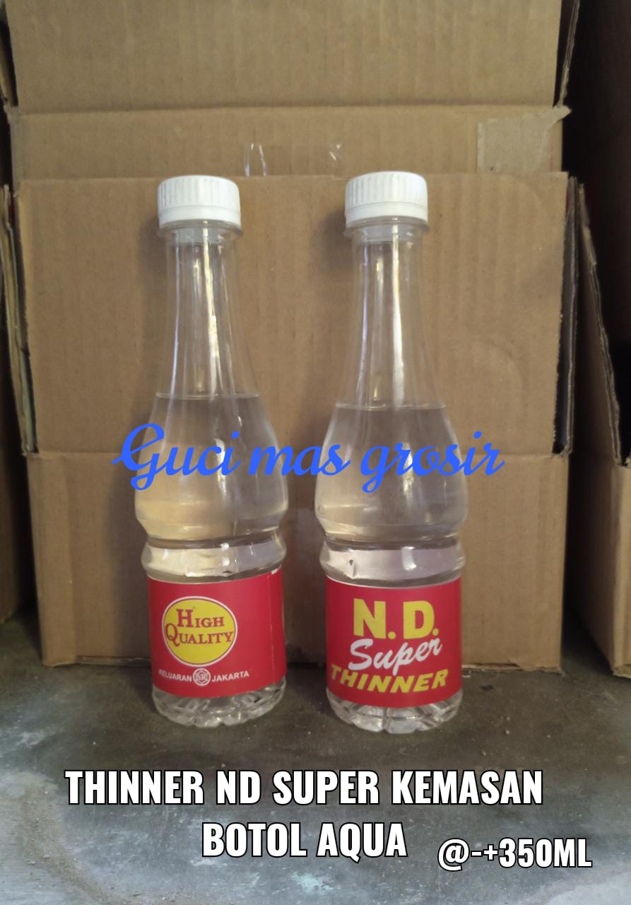 Thinner Botol Aqua / Thinner ND SUPER Kemasan Botol 350ml | Lazada Indonesia