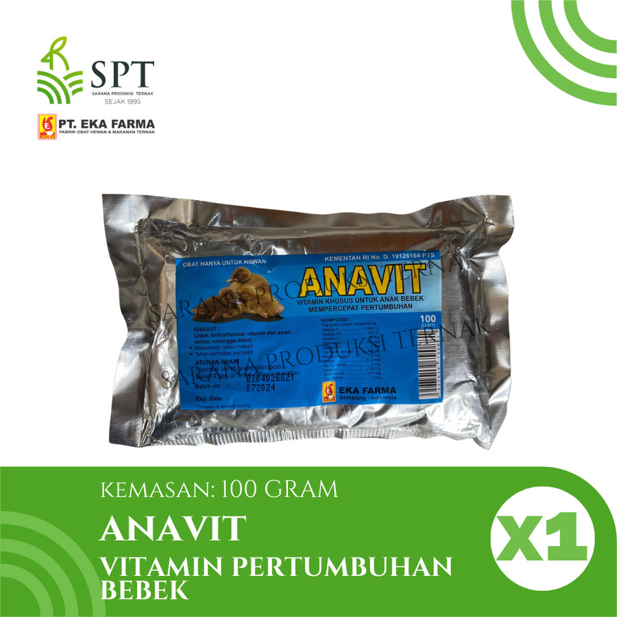 ANAVIT VITAMIN PERTUMBUHAN BEBEK 100 GRAM EKA FARMA | Lazada Indonesia