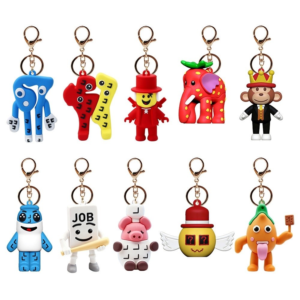New Cute Design STEAL A BRAINROT Keychain Cartoon Pendant Style ...