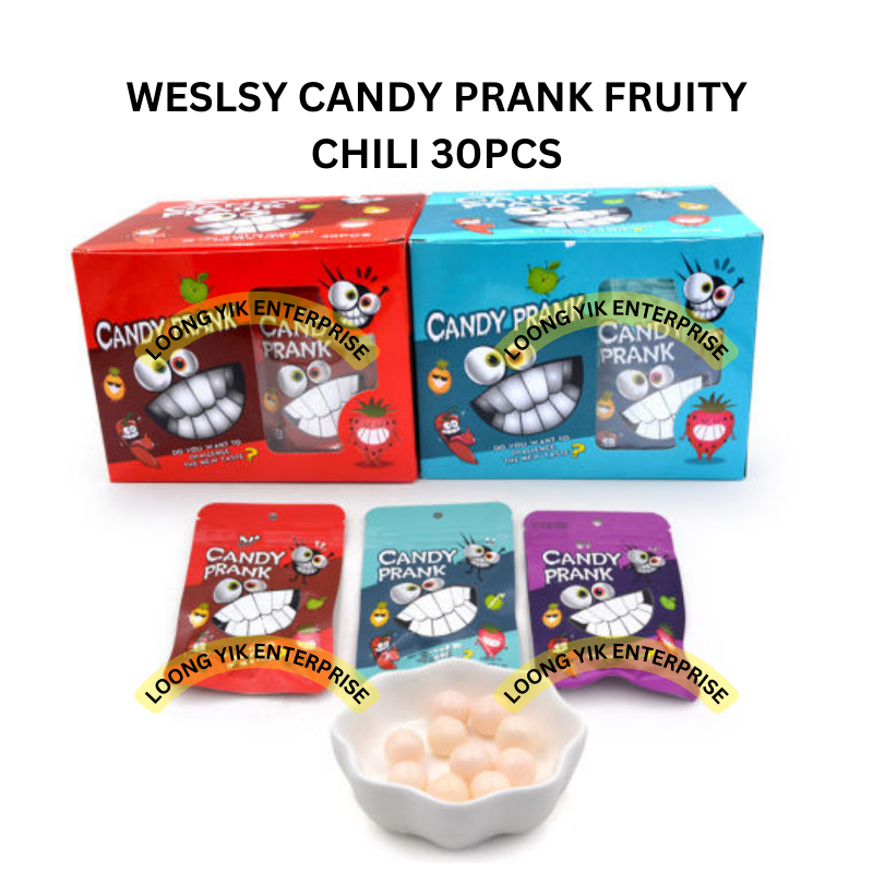 WESLSY CANDY PRANK FRUITY CHILI 30PCS HALAL | Lazada
