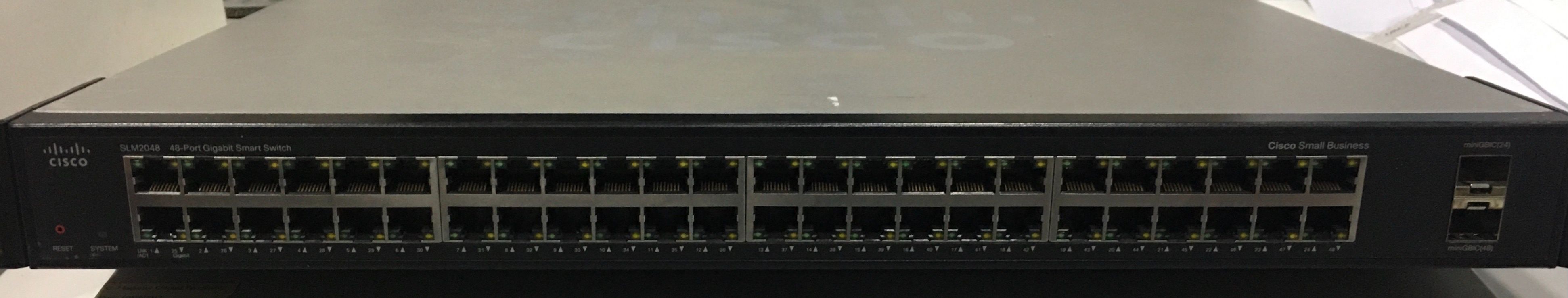 Cisco SLM2048 48-Port Gigabit Smart Switch มือสอง | Lazada.co.th