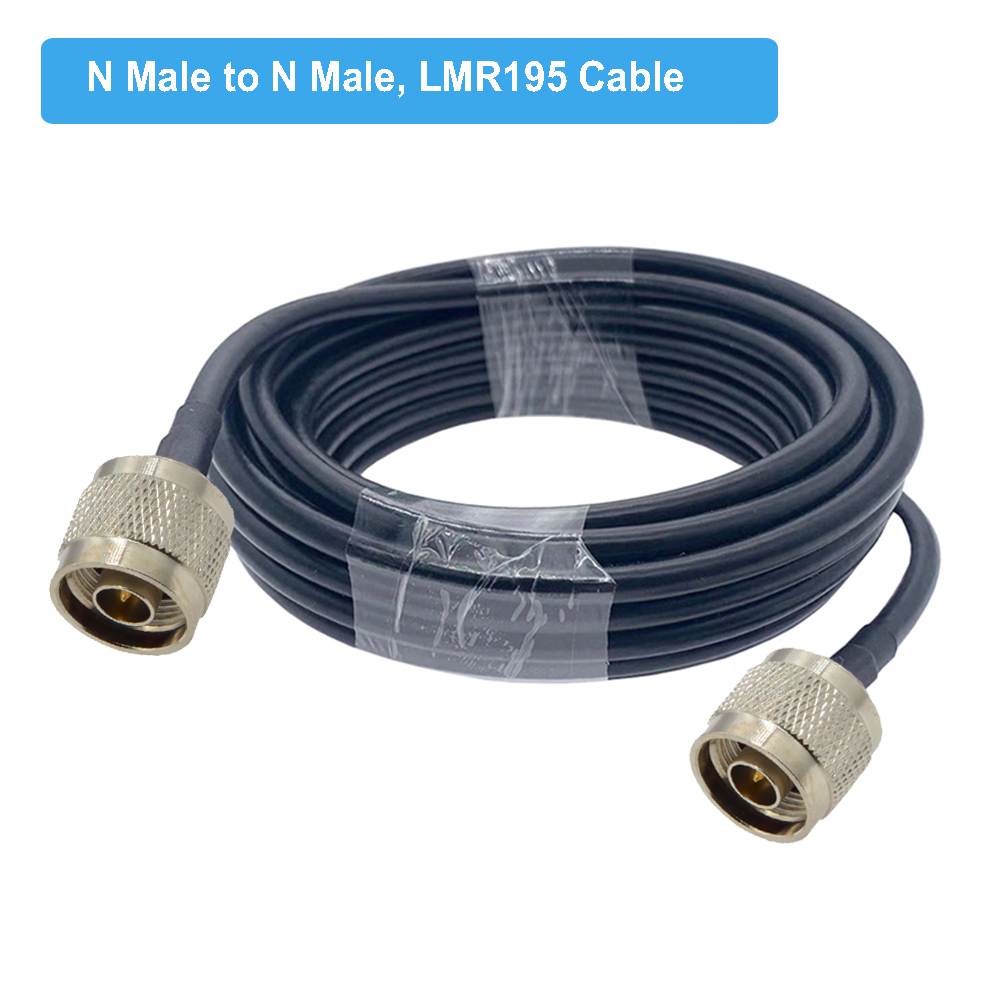 Zhitian Luxury N Male to N Male Low Loss LMR195 Cable extension antenna ...