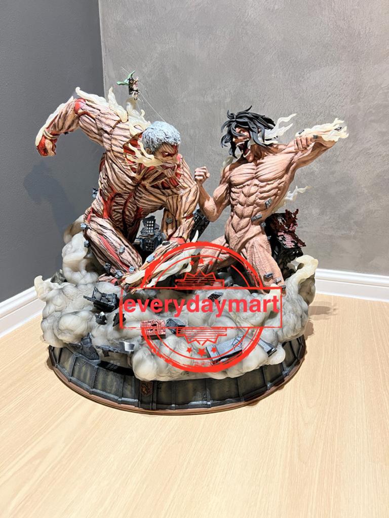 ATTACK ON TITAN🔥ARMORED TITAN🔥NINE TITANS STATUES ACTION FIGURE GK TOYS ...