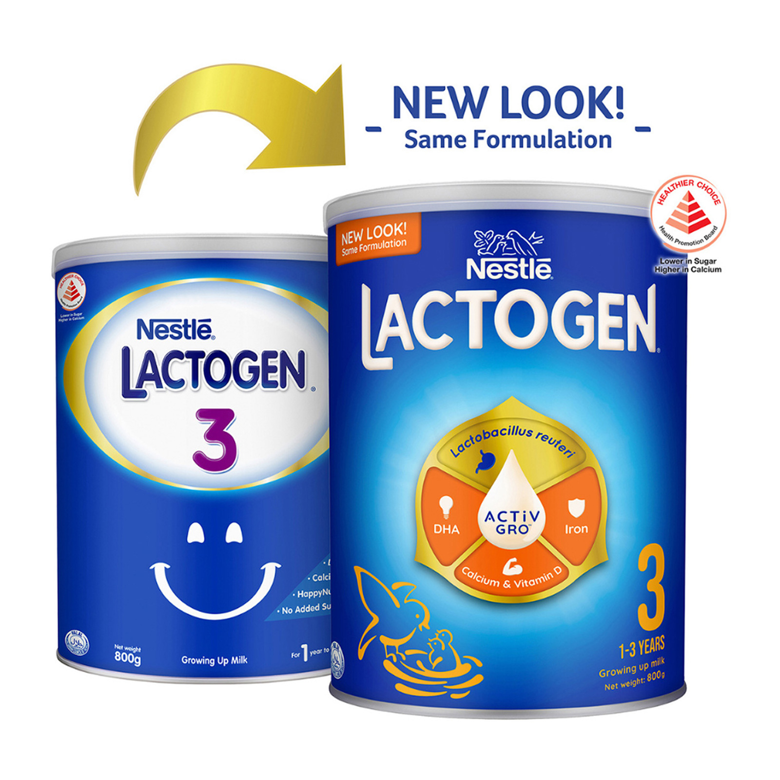 Nestle Lactogen Stage 3 Growing Up Milk Formula 800G - From 12 Months ...