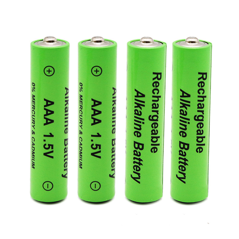 4PCS Rechargeable AAA 1.5V 2100mAh Alkaline Battery For Flashlight Toys ...