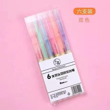 Two - headed and two -Color Highlighters Colored Slant Marker, Drawing ...