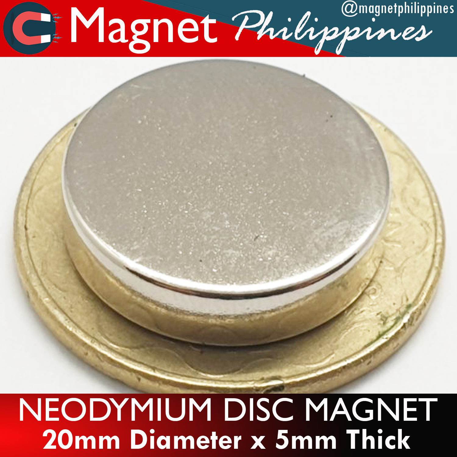 1 Pc. N52 Neodymium Disc Magnet (TWENTY) 20mm Diameter Variants (3mm ...