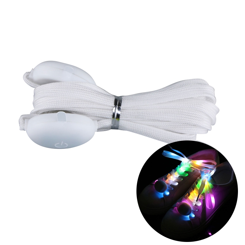 LED Light Up Shoe Laces Nylon with Flashing for Party Favors Dancing ...