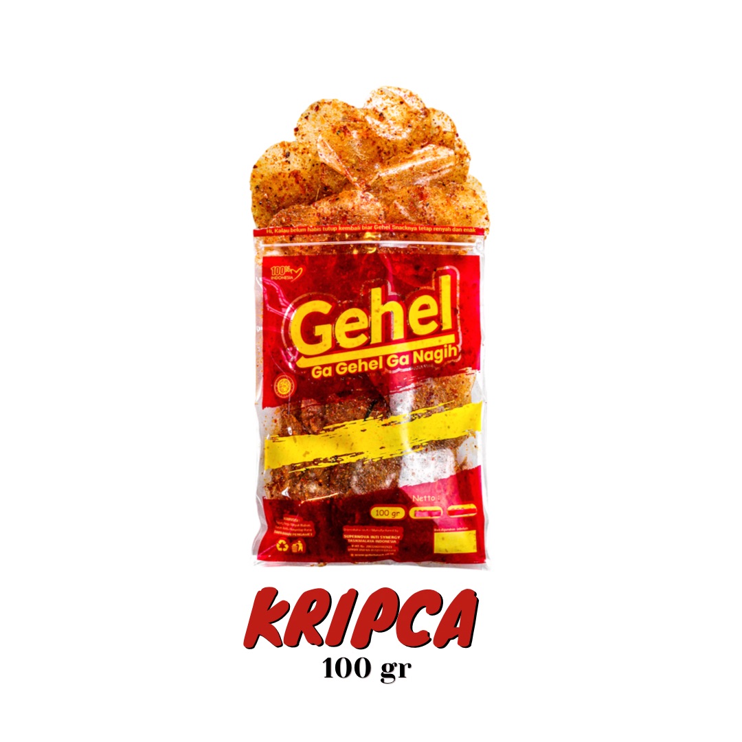 Gehel Snack Kripca Keripik Kaca Terenak Lezat Gurih Extra Pedas ...