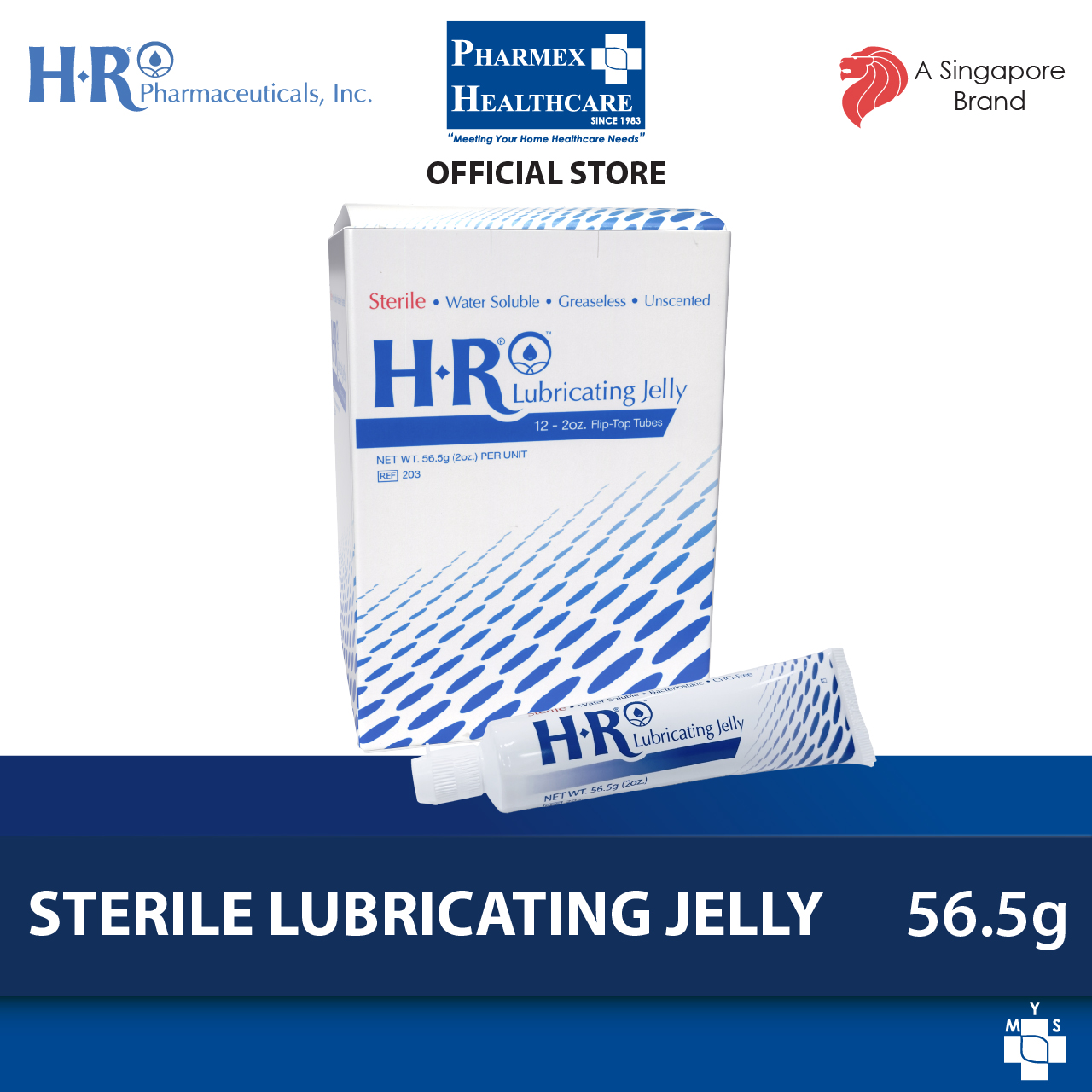 HR Sterile Lubricating Jelly With Flip-Top Tube 56.6G | Lazada Singapore