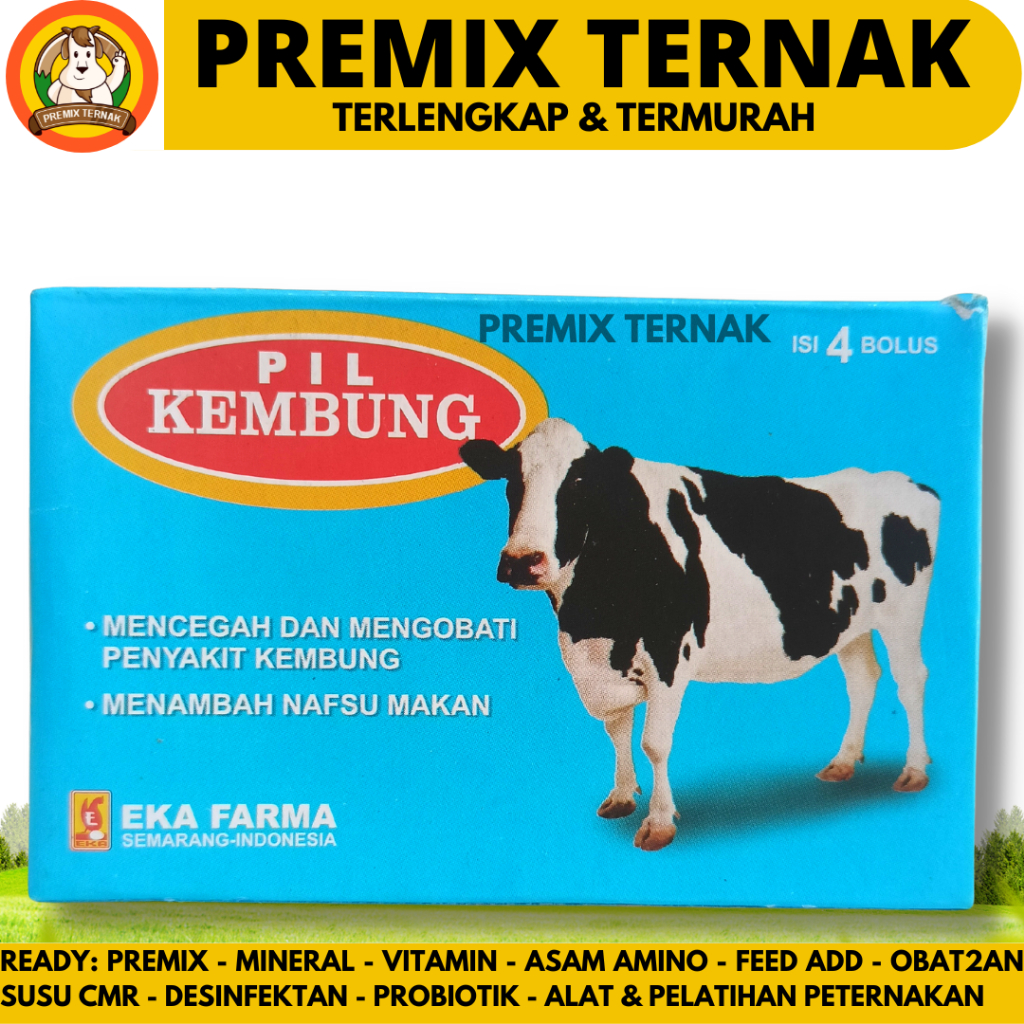 PIL KEMBUNG ISI 4 EKA FARMA - Obat Kembung Sapi Kambing Domba Kerbau ... PIL KEMBUNG ISI 4 EKA FARMA - Obat Kembung Sapi Kambing Domba Kerbau ...