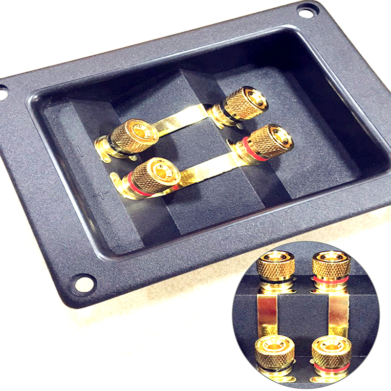 Terminal Cup Connector 266 Parts Express Gold Banana Jacks Recessed ...