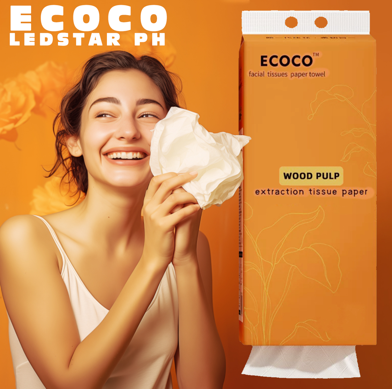 ECOCO Highend Tissue Large Oversized Tisu /Napkin /Facial tissue ...
