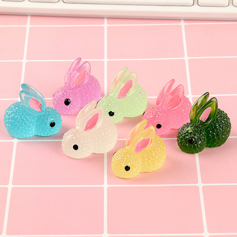 Luminous Mini Resin Car Dashboard Toys Dolls Figures Home Garden ...