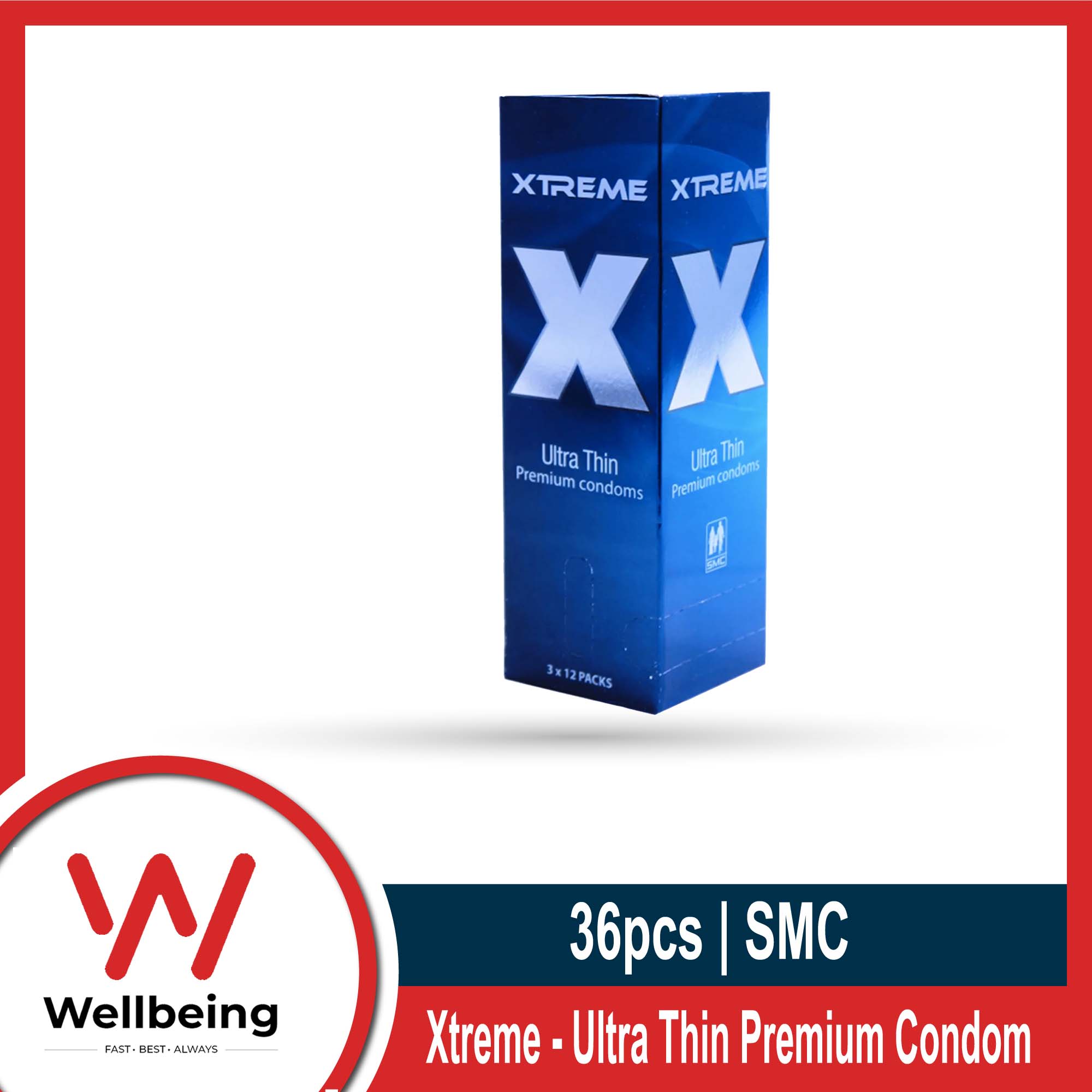 Xtreme Ultra Thin Premium Condom | Full Box | 3 x 12=36pcs | Daraz.com.bd