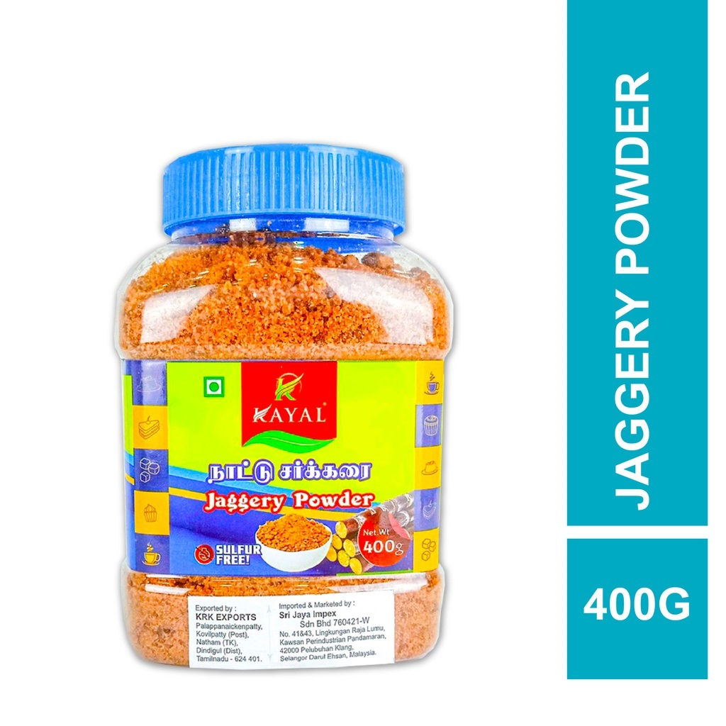KAYAL JAGGERY POWDER / NATTU SAKKARAI / GULA MERAH (400g/800g) | Lazada