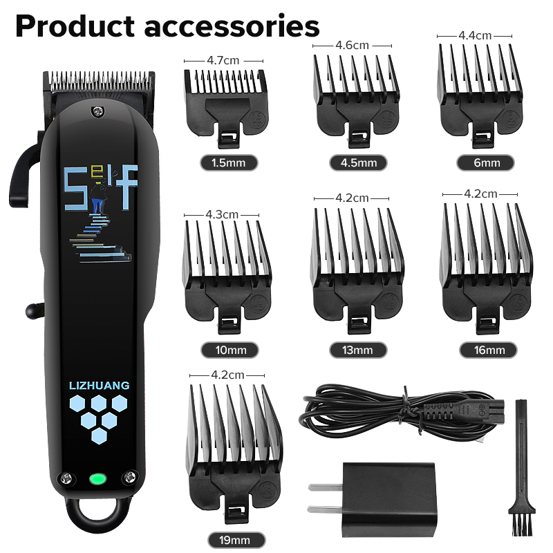 Ubeator Professional Wireless Portable BarberShop Hair Cutting Machine ...
