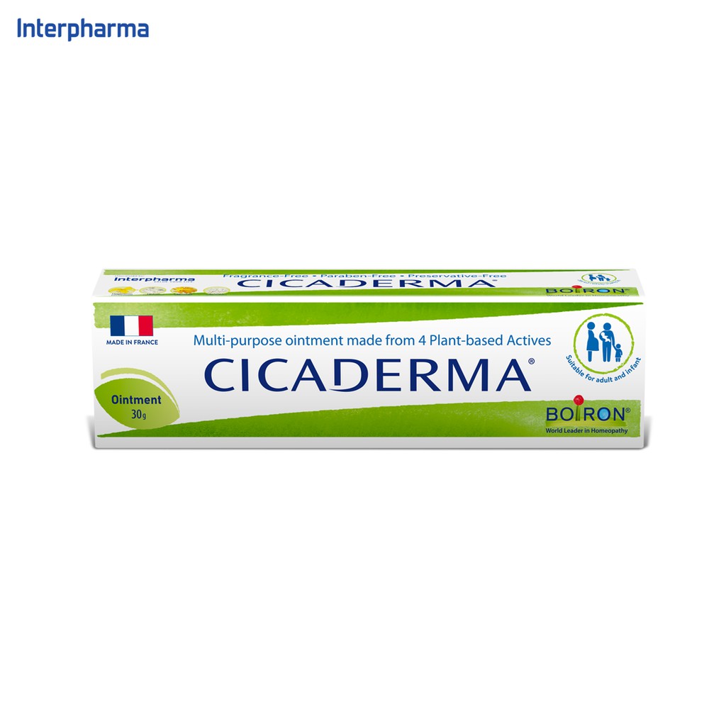 Interpharma By Boiron ซิคาเดอร์ม่า CICADERMA® ช่วยสมานแผลลดการระคาย ...