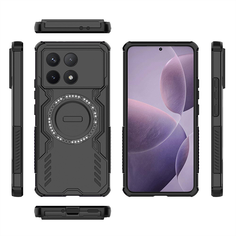 Xiaomi Poco F6 Pro Phone Case,Magnetic Drop-Proof Phone Case Cover for ...