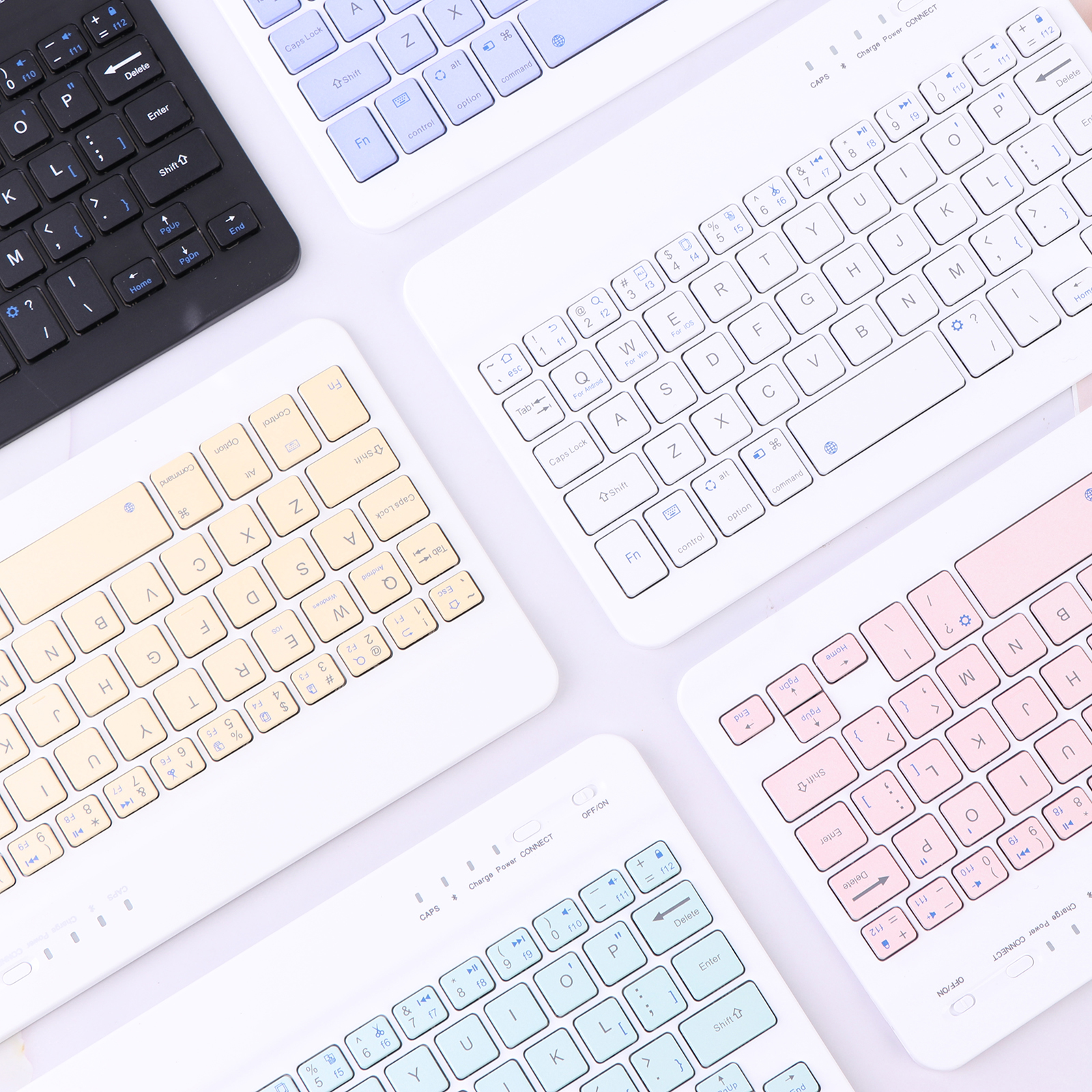 Wireless Keyboard Mobile Phone Tablet Computer Bluetooth Keyboard Mouse ...