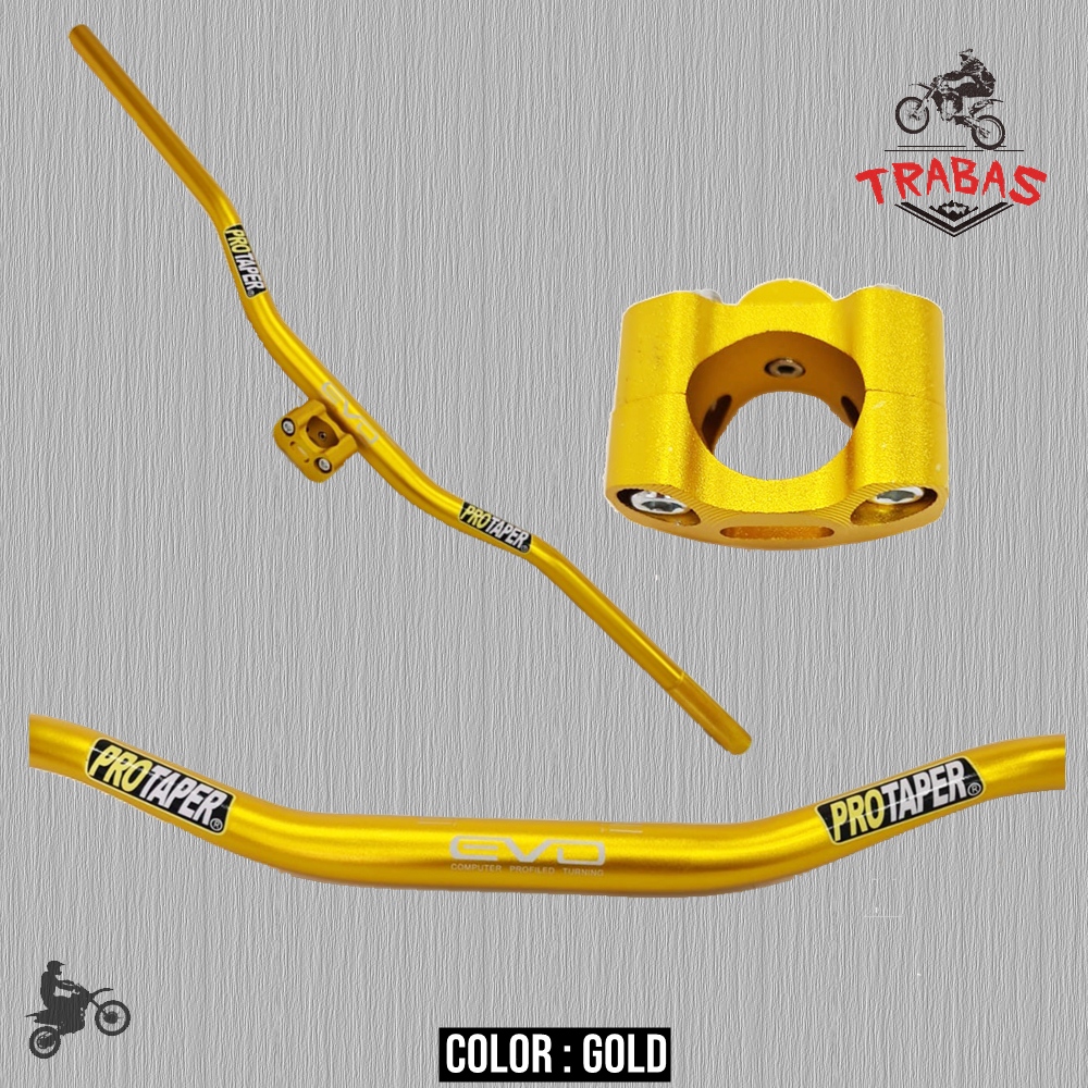 STANG STIR FATBAR LOW RAISER EVO MOTOR TRAIL MOTORCROSS 4MM | Lazada ...