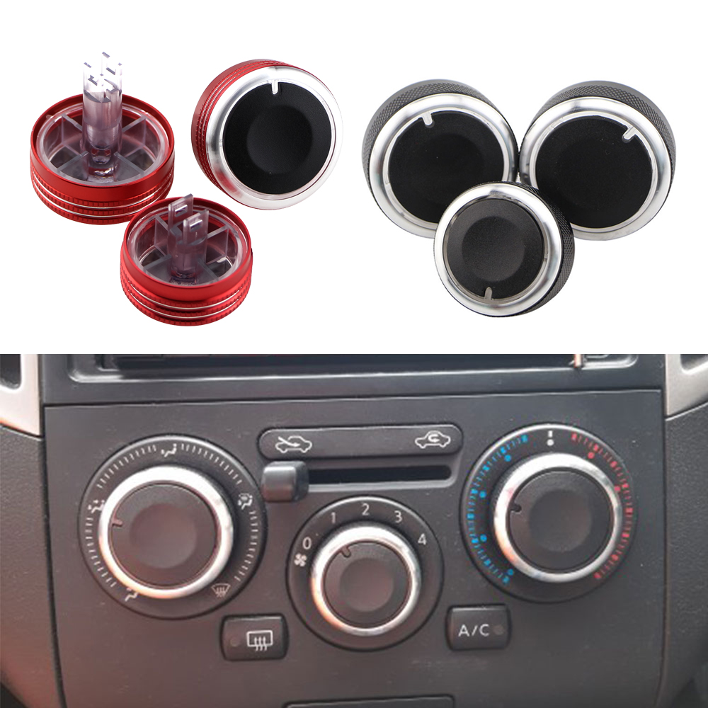【Sleek】 3pcs Car Knobs for Nissan Tiida NV200 Livina 2004-2010 Geniss ...