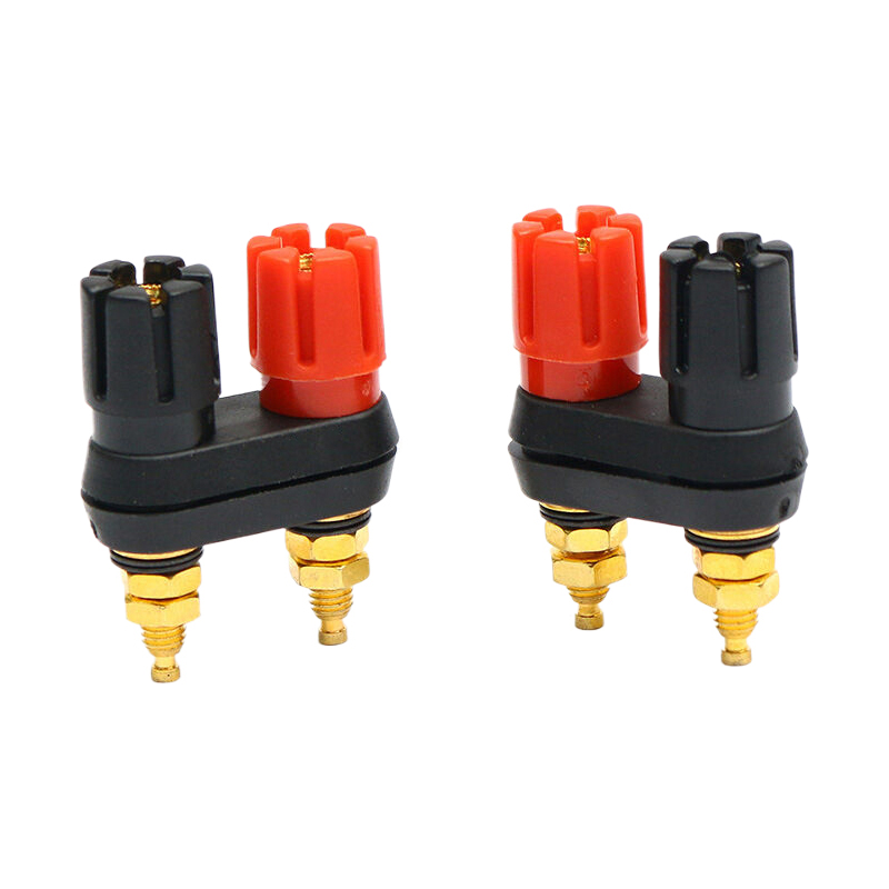 Speaker Banana Plug Terminal Connector Banana Socket Dual Female Banana ...