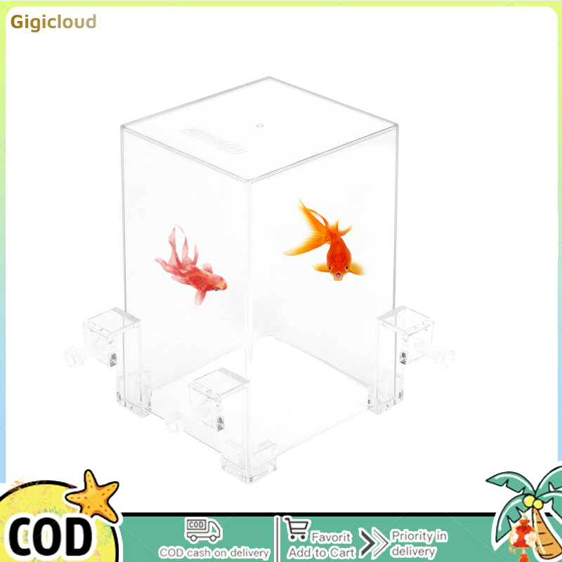 Transparent Fish Elevator With Brackets Expanded Swim Area Aquarium ...
