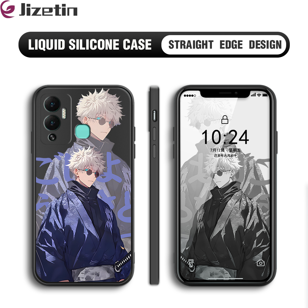Jizetin for Infinix Hot 12 Play Back Cover Blue Eyes Satoru Gojo ...
