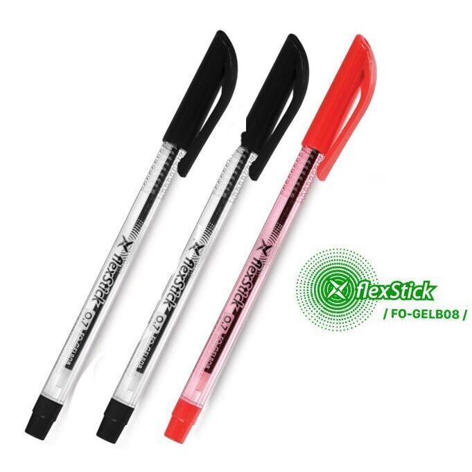 FlexOffice FLEXSTICK SMOOTH INK Ballpoint Pen 0.5mm 0.7mm 4pcs/pack ...