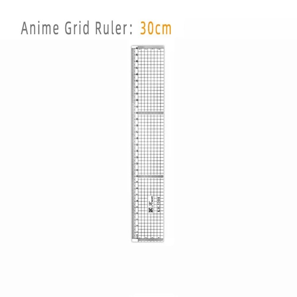 School Supplies 20 30 50cm Transparent Ruler Board Stationery Writing ...