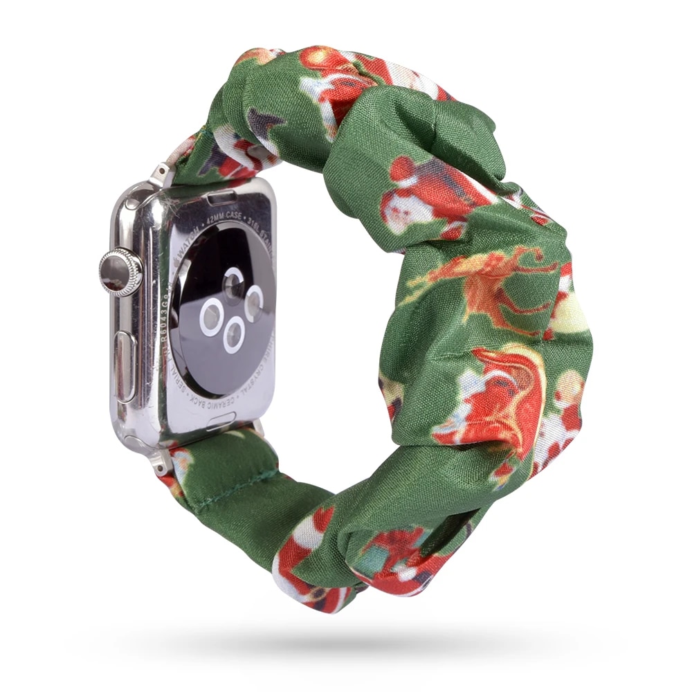 Scrunchie Strap for Apple watch band 44mm 40mm 41mm 45mm correa iWatch ...