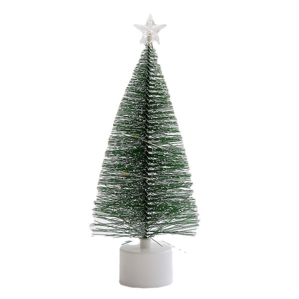 New Christmas Mini Christmas Trees LED with Stars Luminous Xmas Tree ...