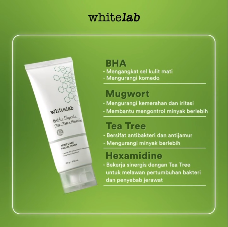 WHITELAB FACIAL WASH Face Cleanser | Acne Care | PH-Balanced ...