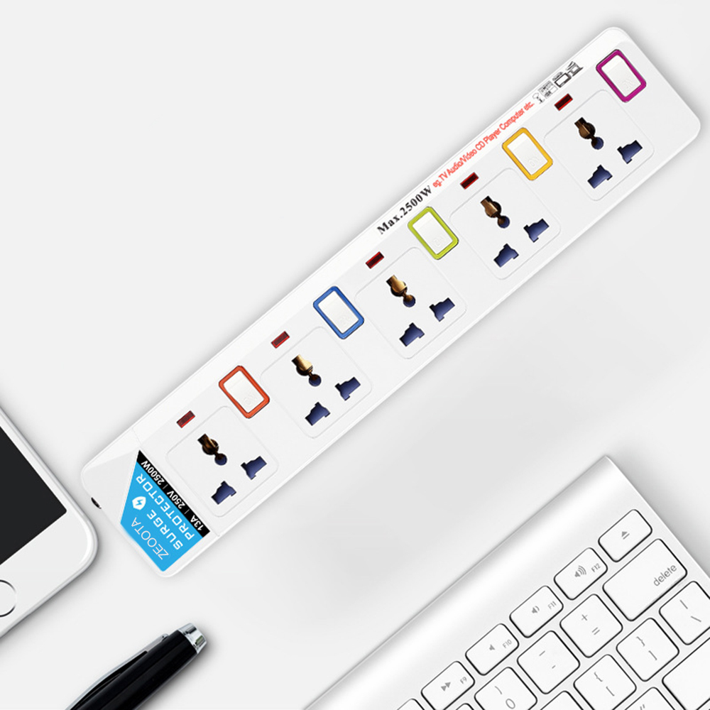 【Folio & Light】Multiple Extension Sockets Power Strip Individual ...
