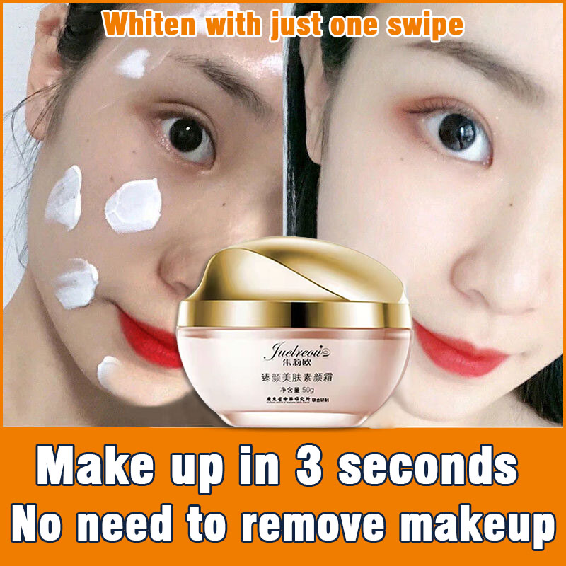 Face Whitening Cream primer makeup 素颜霜防晒 美白 遮瑕 concealer black spot ...