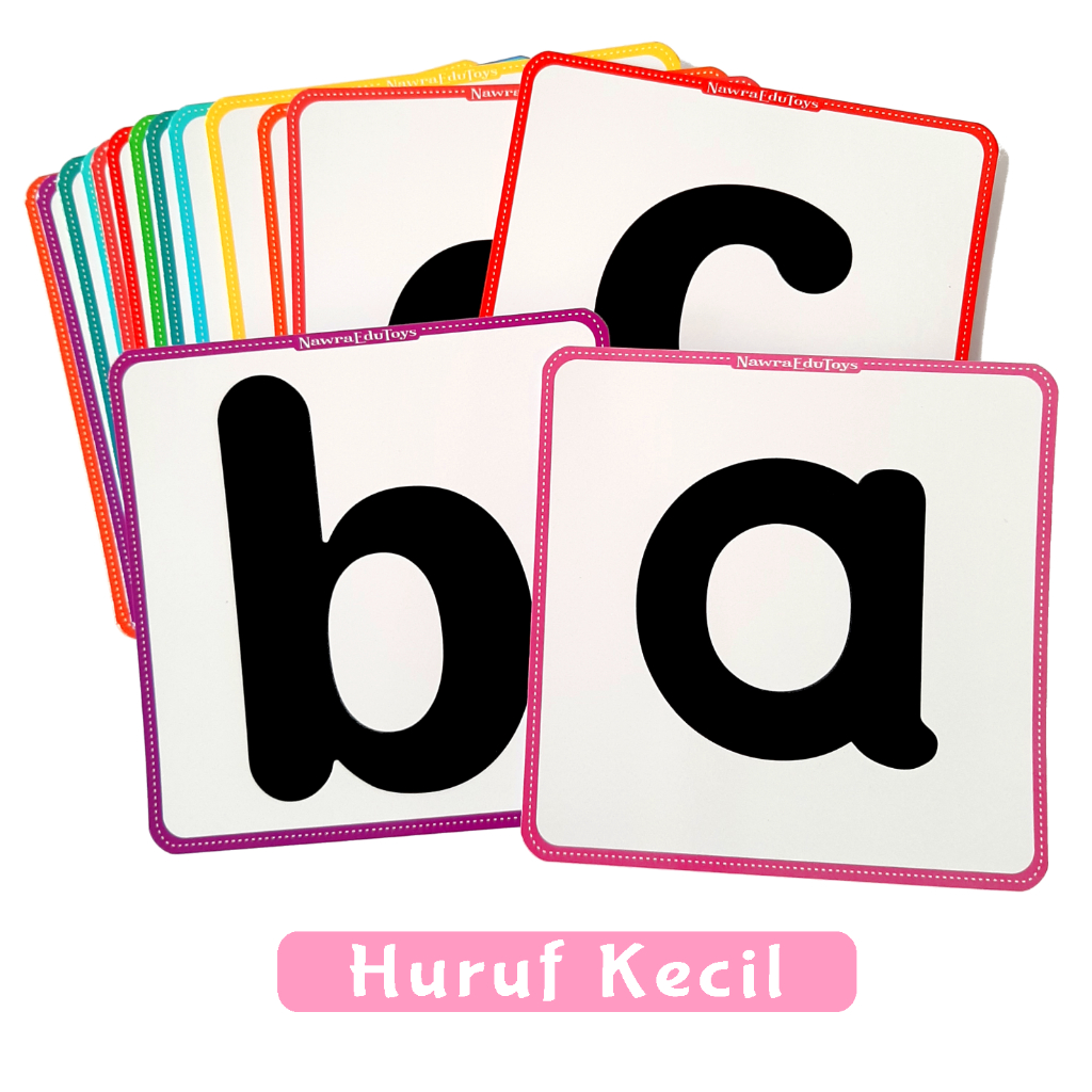 Flashcard JUMBO HURUF Ukuran Besar, Kartu Pintar Belajar huruf Jumbo ...