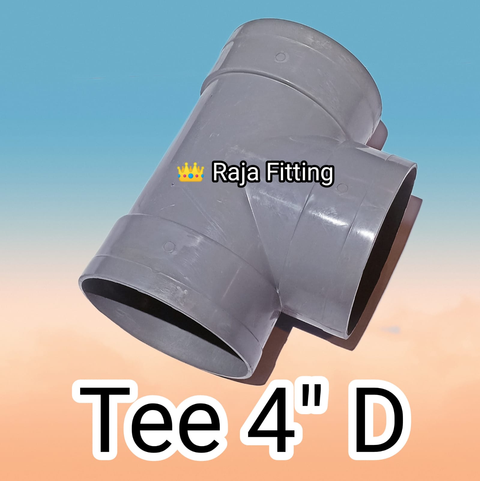 Tee 4" D Raja Fitting, Tee 4 inch D | Lazada Indonesia