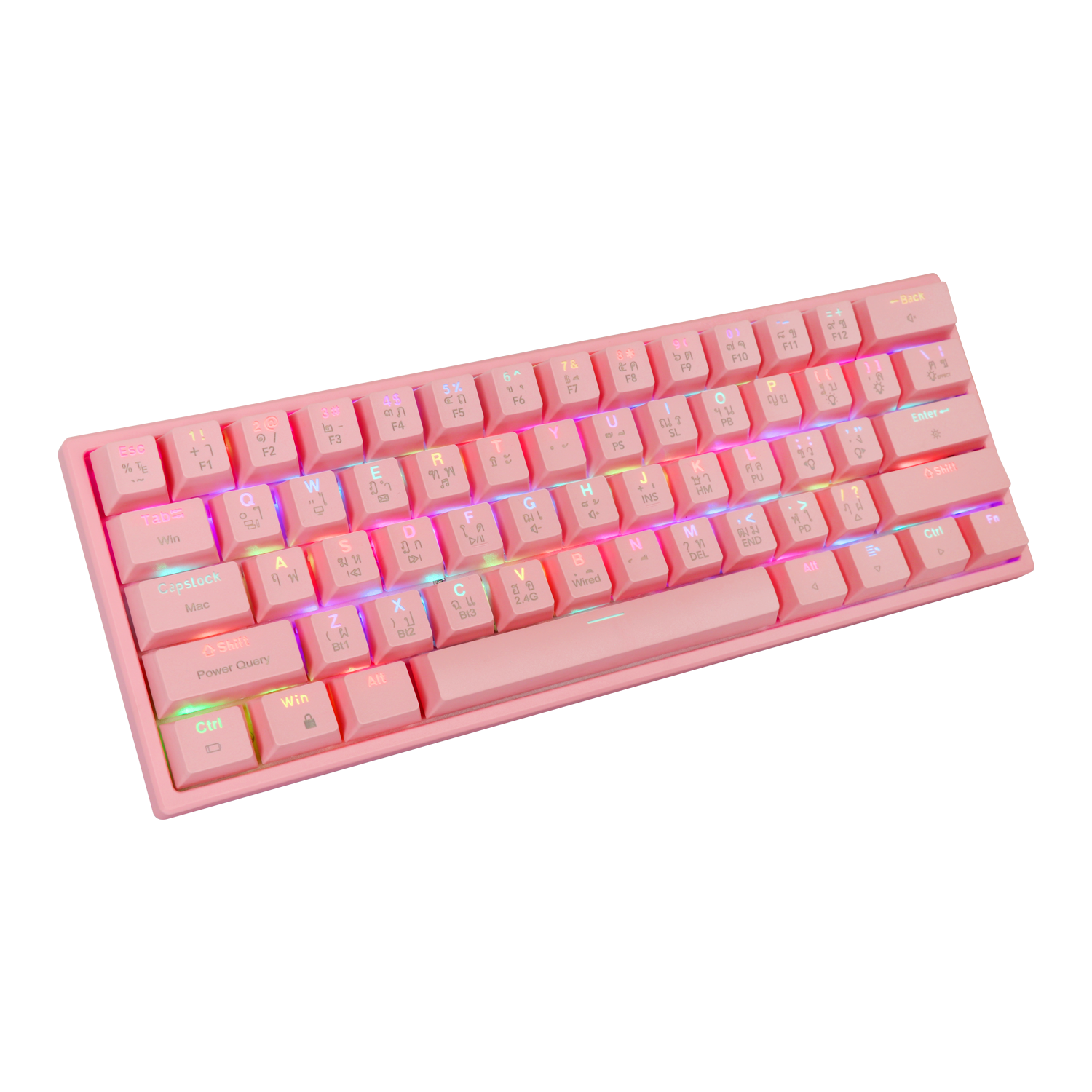 (ลด ล้าง สต๊อก) คีย์บอร์ดเกมมิ่ง Outemu MK-61 Max 61Key 60% ...