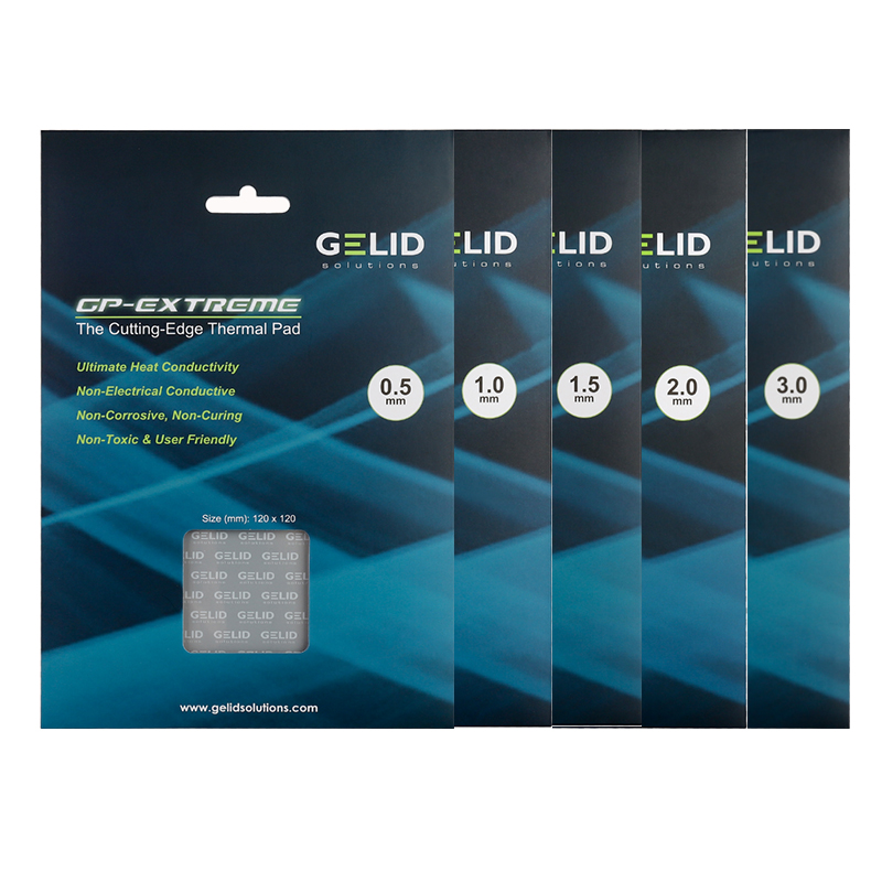GELID 12W/MK Thermal Pad Multi-size 80X40 120X20mm high-performance ...