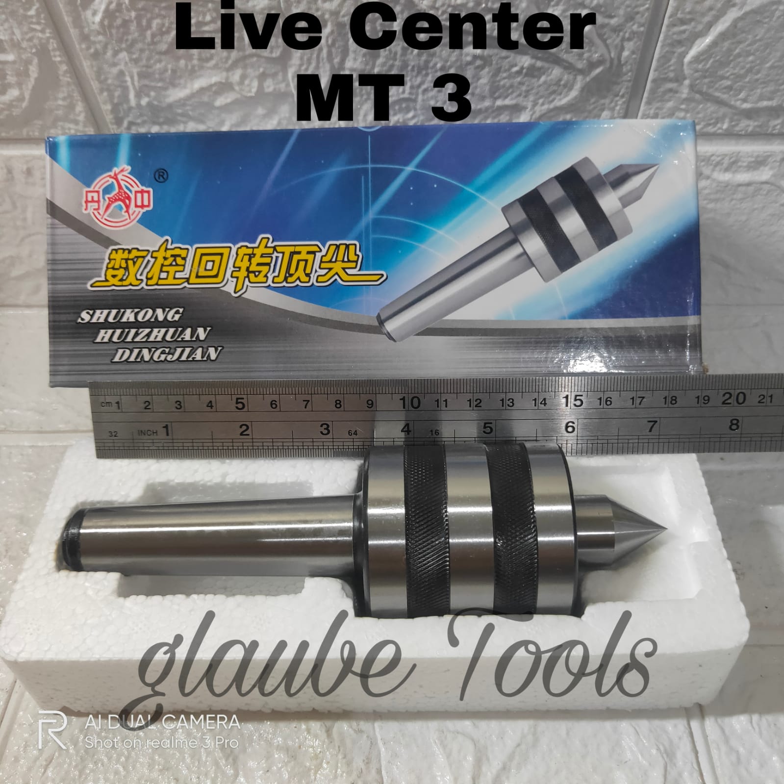 Live Center MT 3 Center Bubut MT3 Center Putar Center Jig MT3 Hidup ...