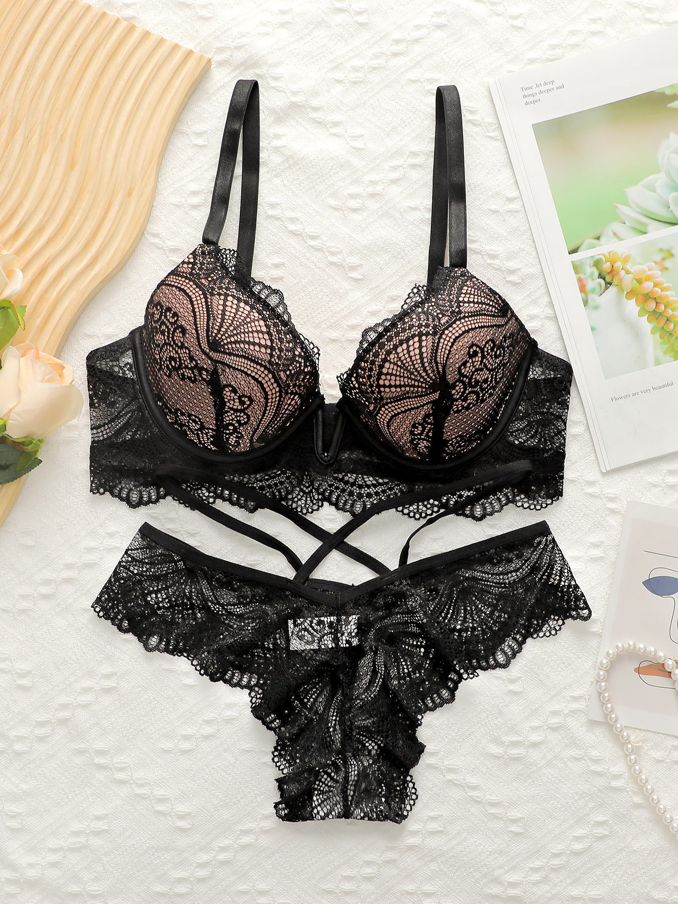 2024 New Women's Latest Production And Sales Pull Gathering Lace ...