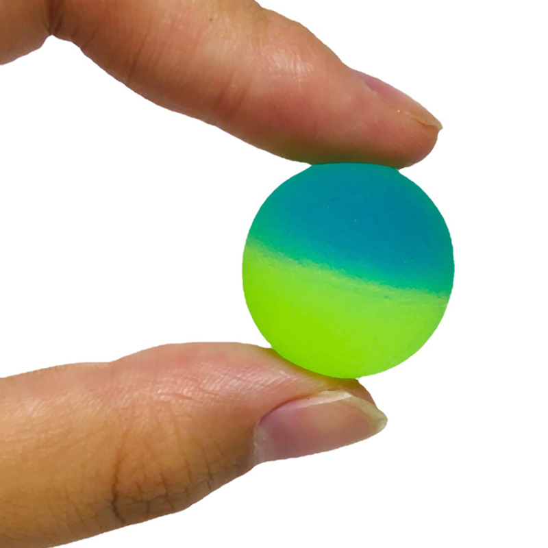 1PCS Children Colored Boy Bouncing Ball Rubber Kids Sport Games Elastic ...