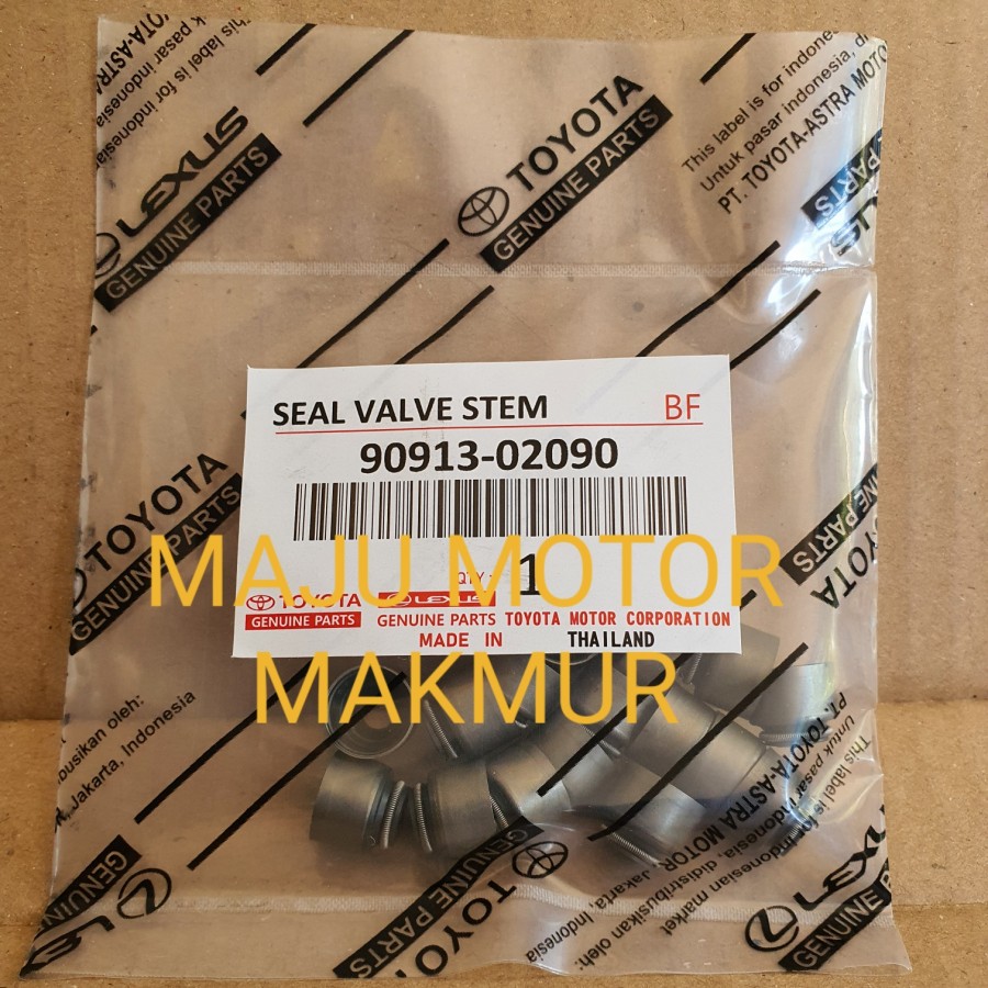 SEAL KLEP VALVE TOYOTA VIOS YARIS 1NZ 2NZ VIOS GEN 1 2 3 ORIGINAL JAPAN 90913-02090 | Lazada ...