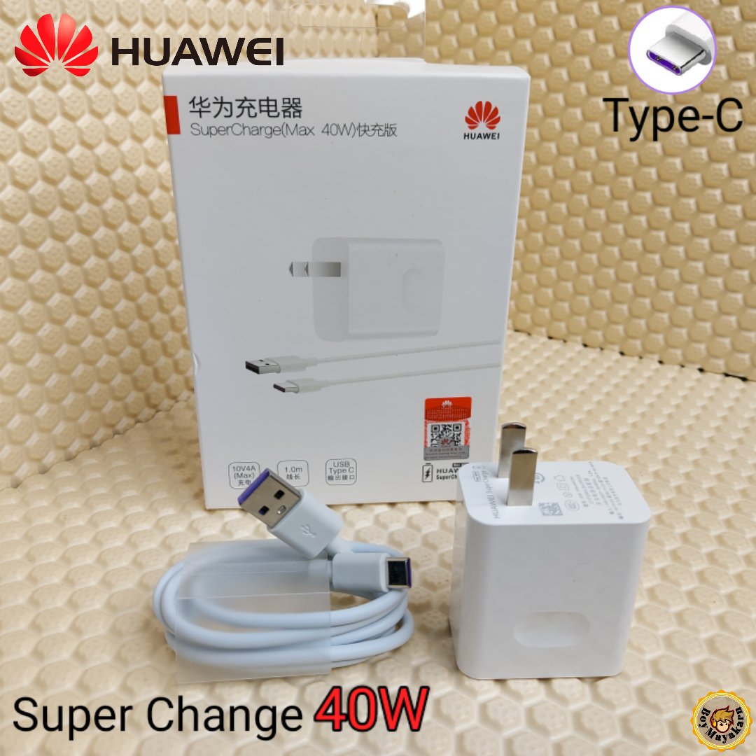 ที่ชาร์จ Huawei Nova 7 SE 40W Type-C หัวชาร์จ สายชาร์จ หัวเหว่ย Super Fast Charge ชาร์จเร็ว ...