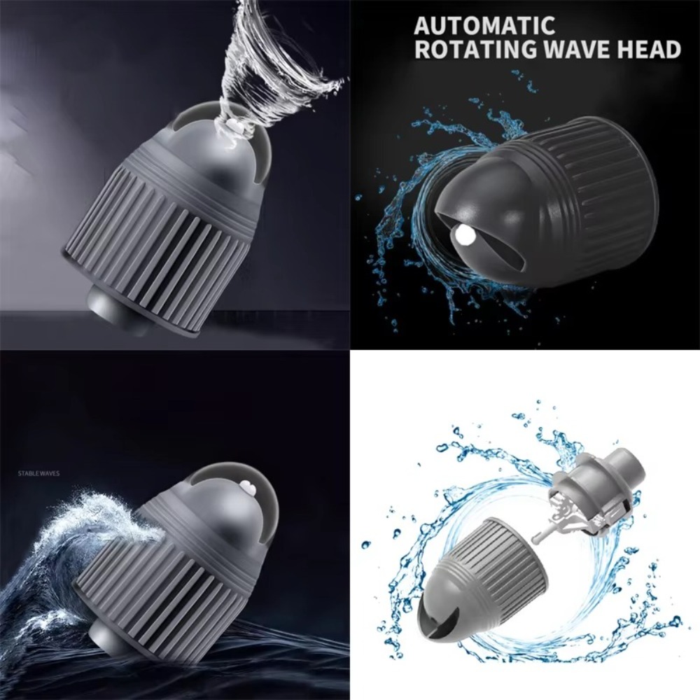 Durable 360° Automatic Rotating Wave Maker Rotary Pump Head Plastic ...
