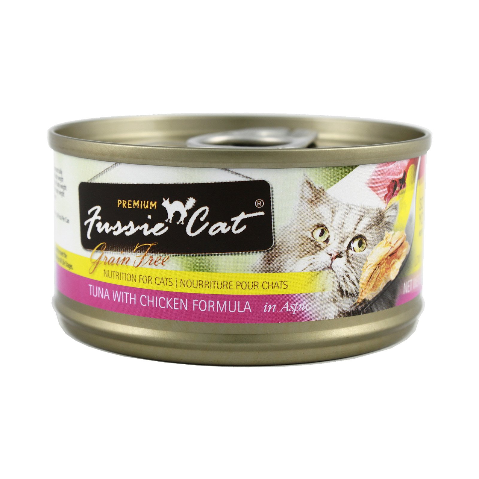 [24 cans] Fussie Cat Can Food Tuna Series Wet Food 80g x 24 | Lazada ...