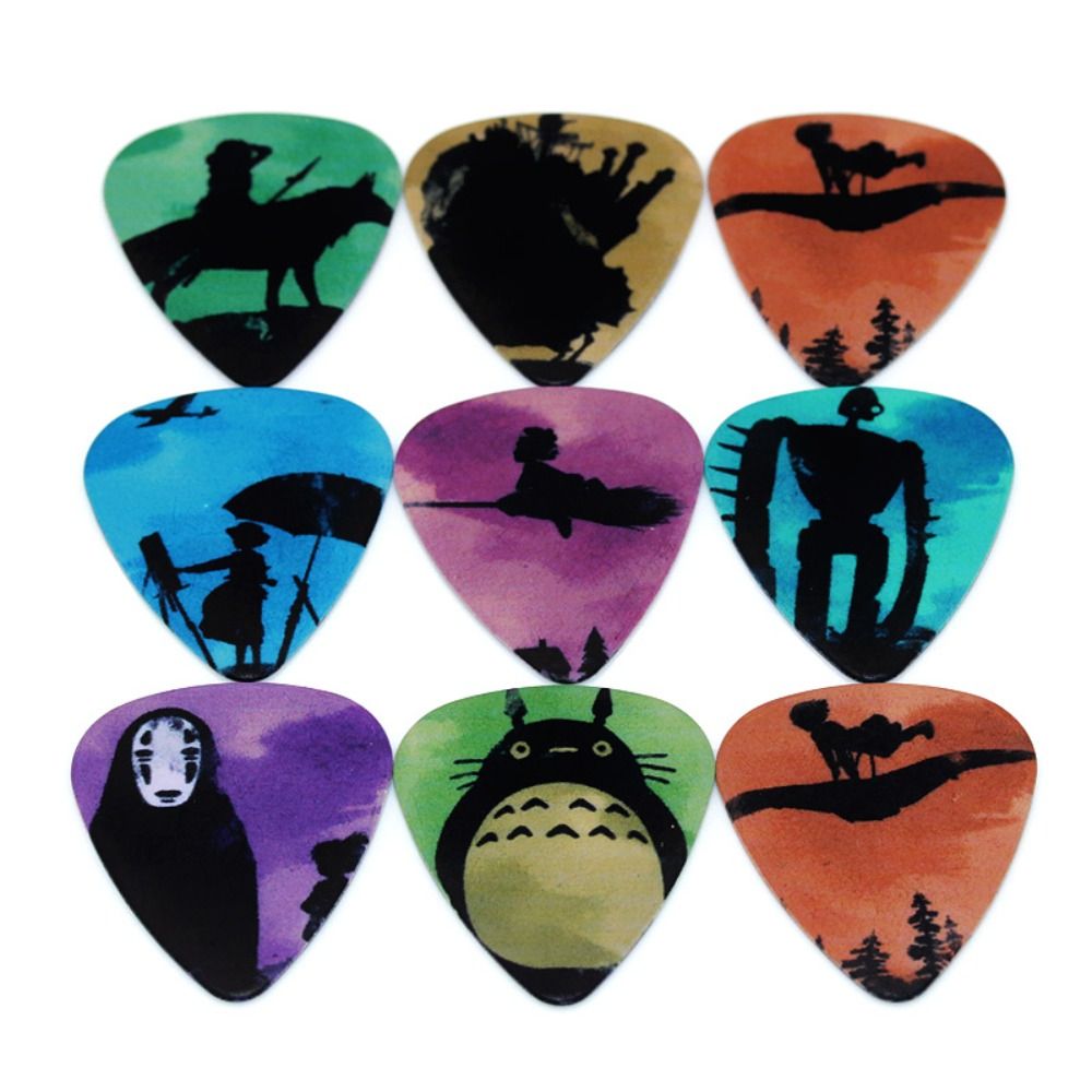 10PCS Musical Instrument 0.71mm Guitar Picks Two Side Pick Triangle ...